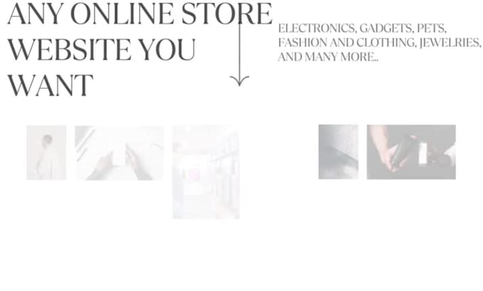 Design a professional e commerce website, e commerce landing page by ...