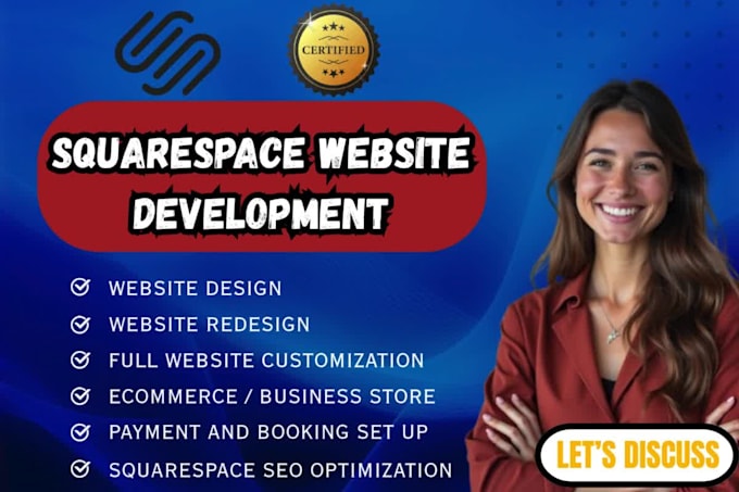 Design redesign and develop professional squarespace business ecommerce website by Mary_webguru ...