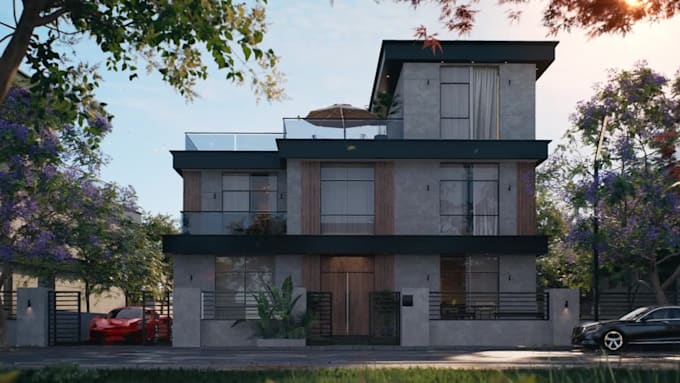 Full 3d exterior render by Markmaher480 | Fiverr