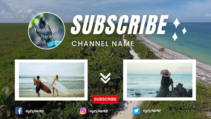 Create a youtube end screen outro within 12 hours by Sajjad_alii_ | Fiverr