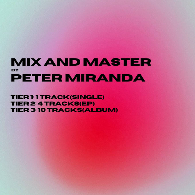 Mix and master your tracks to an industry level caliber by Petermeranda ...