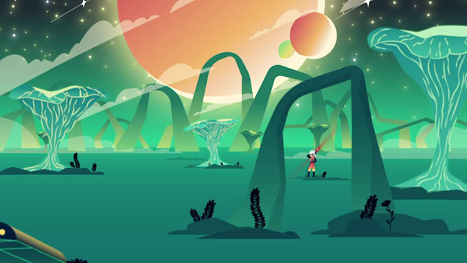 Create a 3d illustration animation by Ivlen_animation | Fiverr