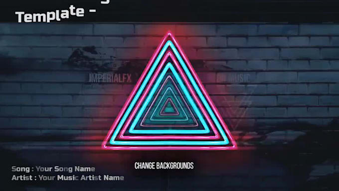 Create an audio react spectrum visualizer for a song by Onl9world | Fiverr