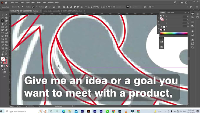 To replicate the logo in vector format, use pen tool for vector tracing ...