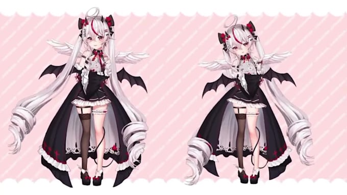 Create live 2d vtuber design, 2d vtuber, vtuber rigging, vtuber model ...