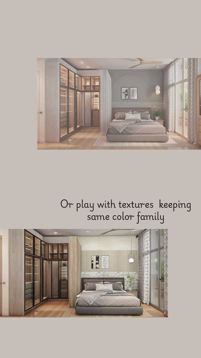 Do professional interior design with realistic 3d rendering by Tiebeamstudio | Fiverr