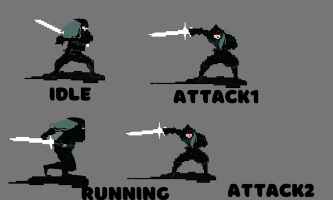 Create Custom Pixel Art Sprite Sheet And Animation For Rpg Maker Godot Unity