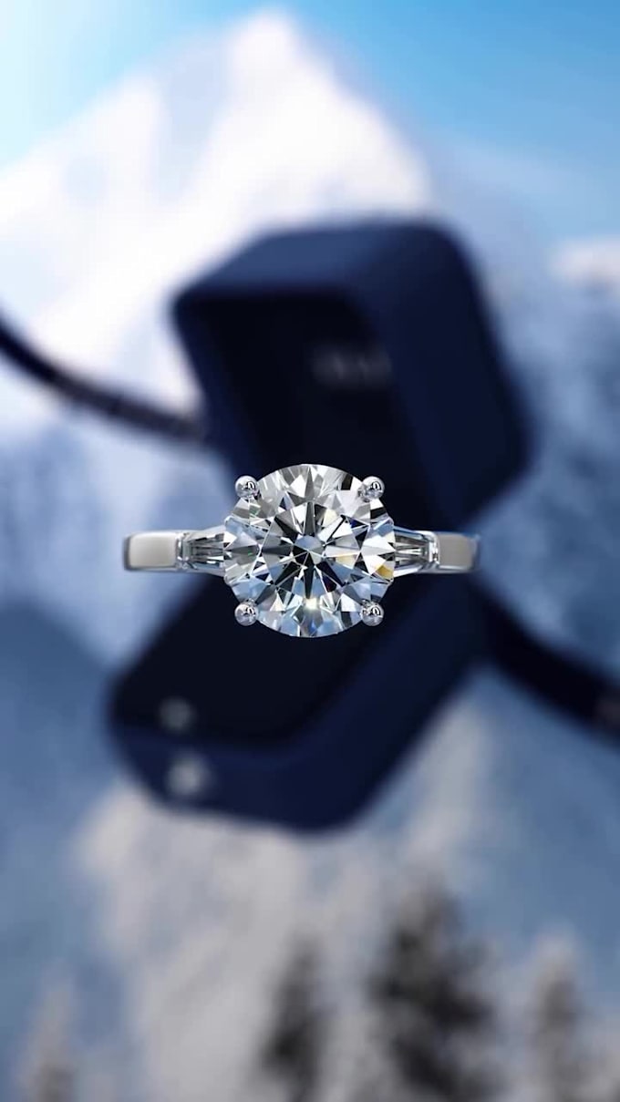 Do cgi jewelry animation jewelry visualization 3d model jewelry design ...