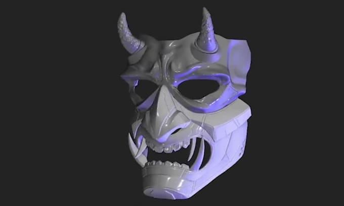 Sculpt 3d mask, cosplay, 3d helmet, 3d armor for 3d printing by Elian_x ...