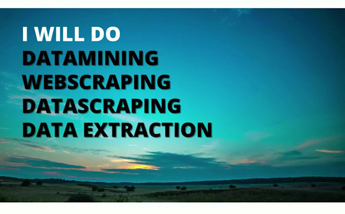Do website scraping, data extraction, and data scraping by Nmorford ... Do website scraping, data extraction, and data scraping by Nmorford ...