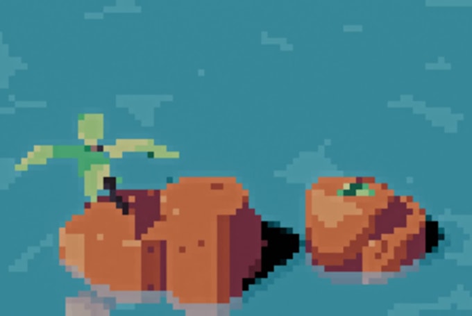 Create 3d pixel art background, animation, asset with blender by ...