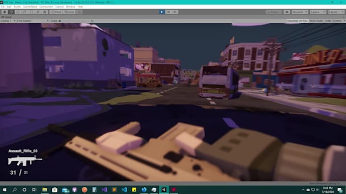 Create a first person shooter game in unity by Danyalahmed1995 | Fiverr