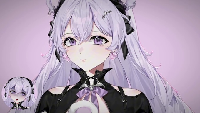Design and rig live 2d vtuber model 2d vtuber model vtuber commission ...