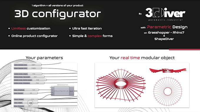 Create a configurator of your 3d product with parametric design by Antoine_pontier | Fiverr
