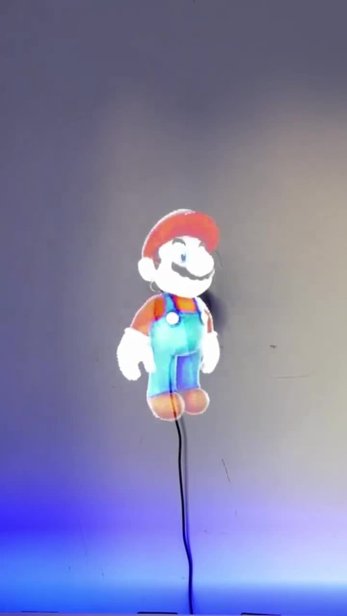 Do stunning 3d hologram animation for hologram fan display by ...