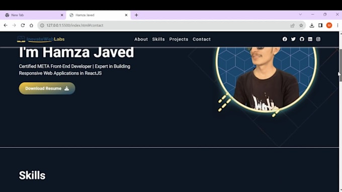 Do front end development in react js as expert by Webdevhamza | Fiverr