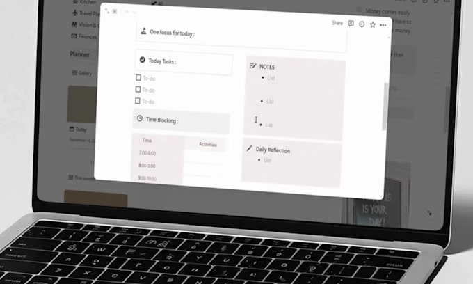 German notion template, dashboard google sheet, notion planner, custom ...