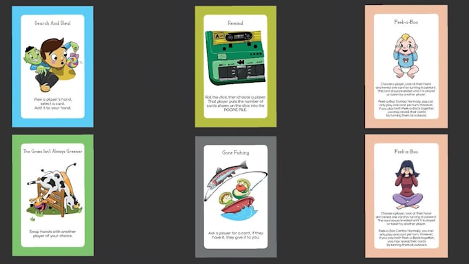 Create a card game animation using your characters by Bisho_samuel | Fiverr