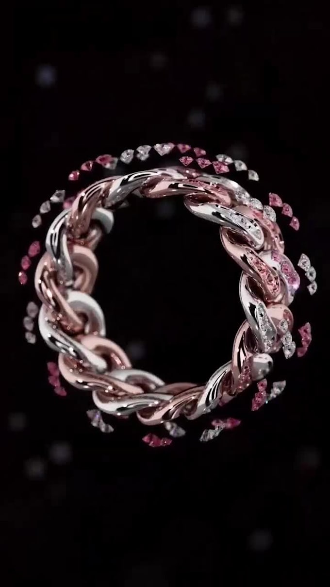Do cgi jewelry animation jewelry cad design jewelry rendering diamond ...