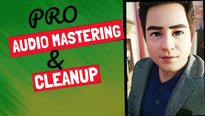 Edit, master your audio file by Foxstudio4 | Fiverr