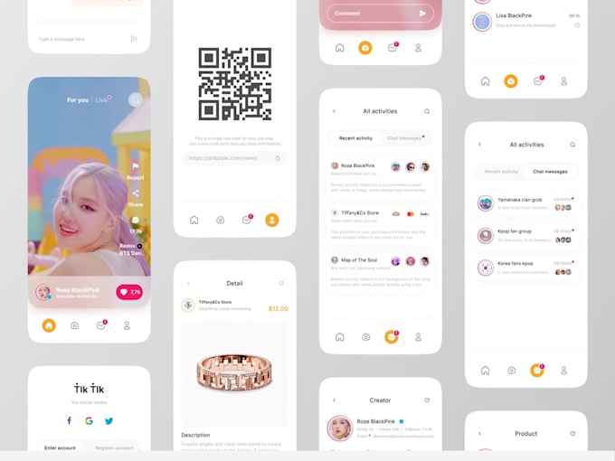 Develop tik tok clone app, tik tok app, live streaming app for android ...
