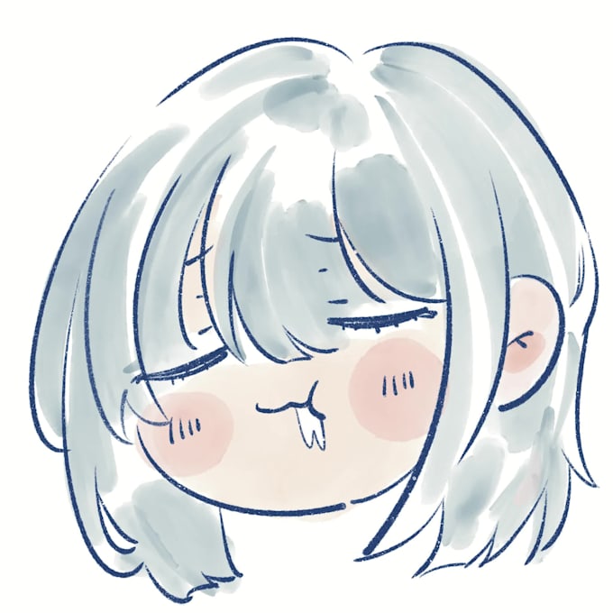 Draw a custom cute emote set by Alifiaputri888 | Fiverr