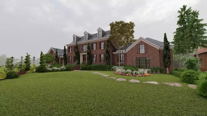 Make photorealistic 3d architectural rendering by Ma_zubair | Fiverr