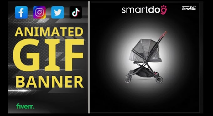 Do attractive animated gif banners, ads, post, google banner by ...