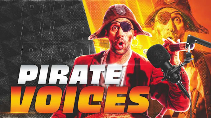 Do an awesome, hilarious pirate voice over for you by Grinters | Fiverr