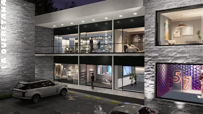 Architectural animation walkthrough video 3d rendering by Marisavaldesp | Fiverr