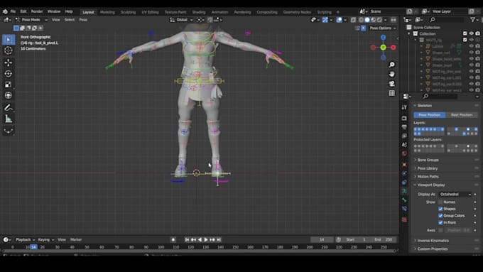 Do advance 3d character rigging for maya, blender, 3d character animation by Toymass87 | Fiverr