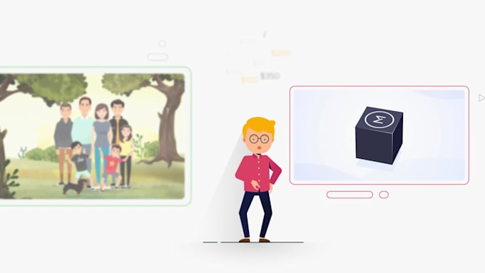 Create animated gif or lottie json svg animation for web and mobile app ...