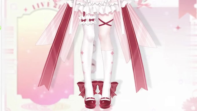 Draw live2d vtuber model, live 2d rigging, vtuber model, vtuber commission