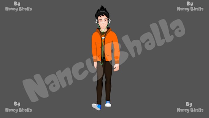 Create good quality 2d character animation in animate cc by Nancybhalla ...