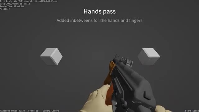 Render fps animation, 3d weapon animation, 3d game model by ...