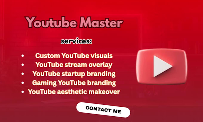 Design a full youtube branding kit, overlay video templates by Pete ...