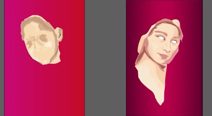 Do an amazon digital vector portrait by Padmasolutions | Fiverr