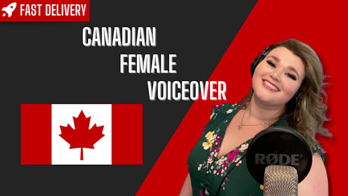 Record professional canadian female voiceover by Hanna2323 | Fiverr