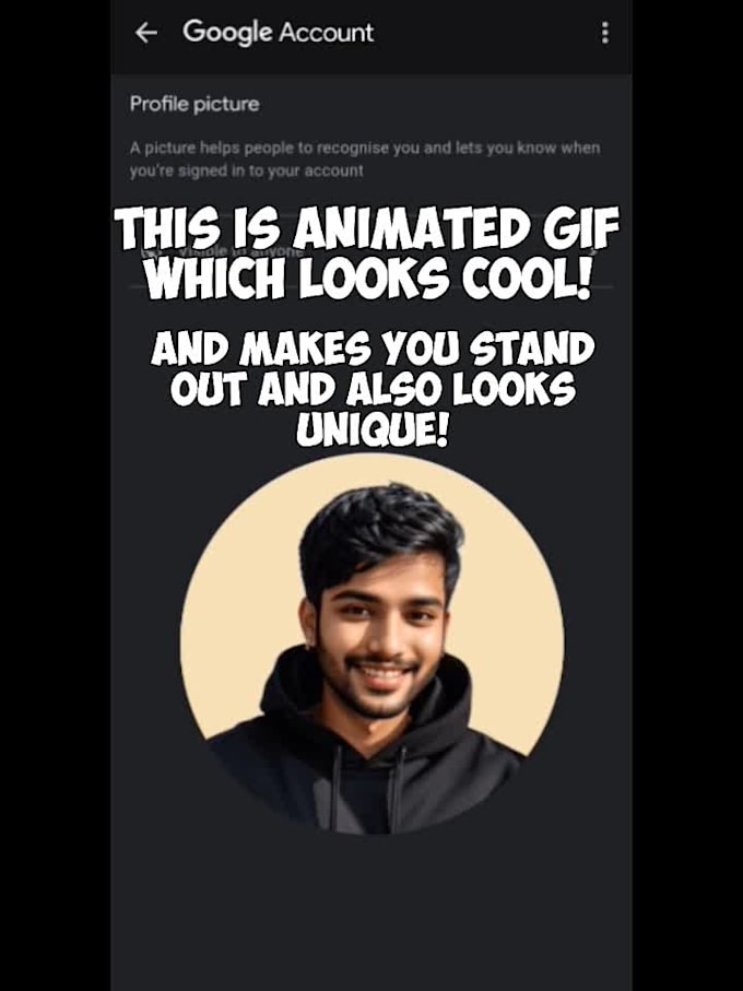 Create an animated e mail profile picture by Pixel_workz | Fiverr