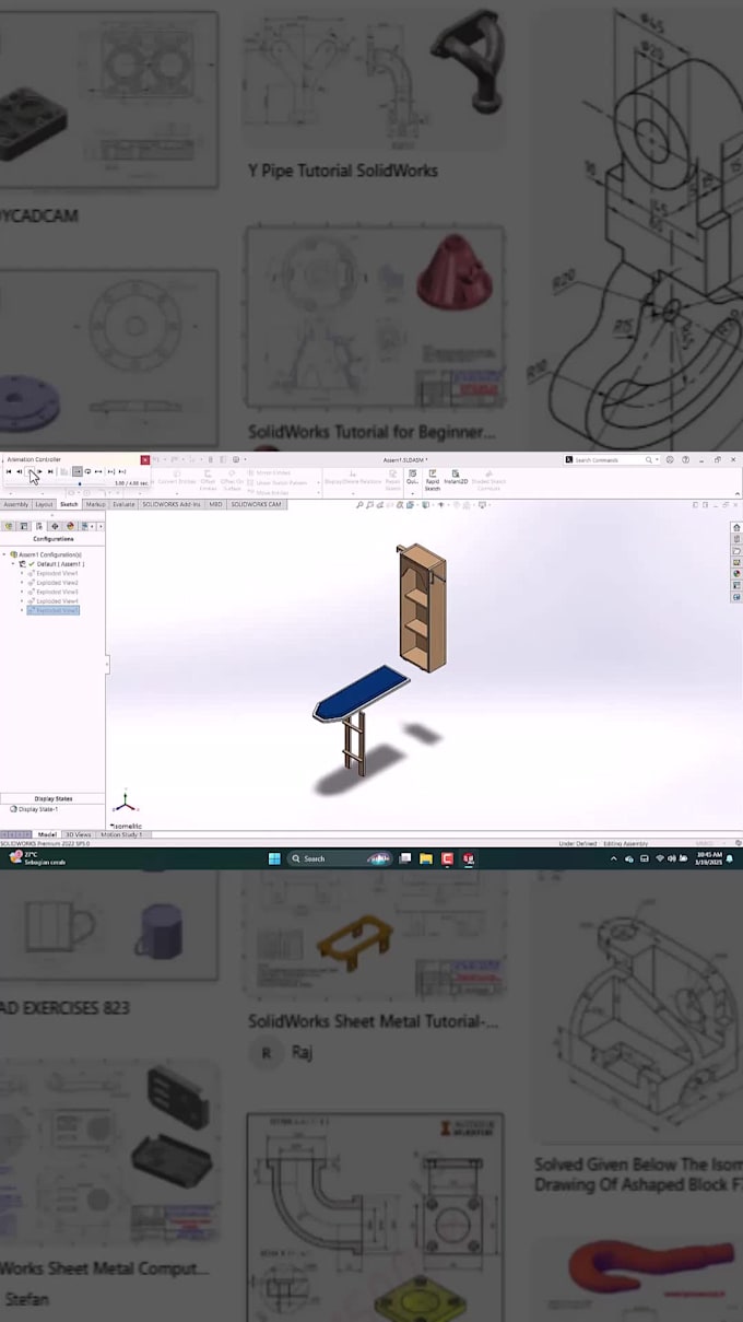 Do 3d cad model, product design, technical drawing solidwork by Abdullaharif577 | Fiverr