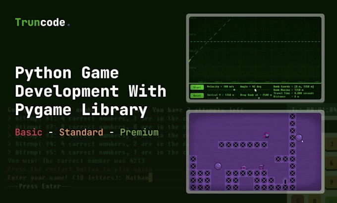 Do your python project using pygame by Farisfaikar_r | Fiverr
