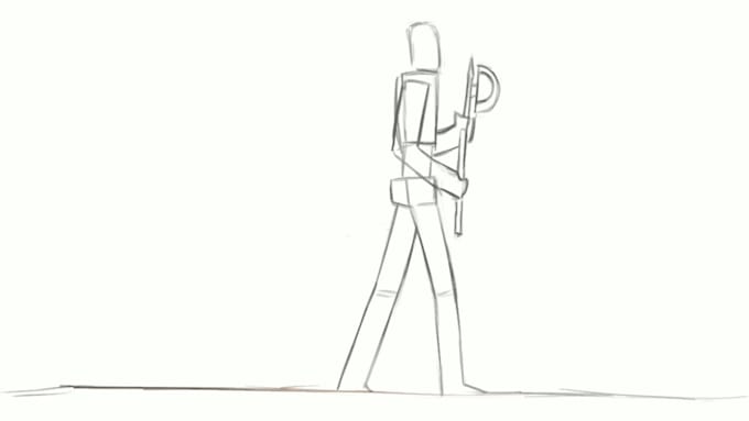 Do draft character animation 2d any position and movement by Ouroboros ...