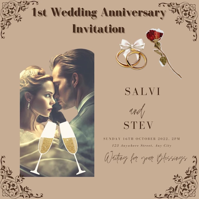 Create low cost invitation card design by Sanchittyagi483 | Fiverr