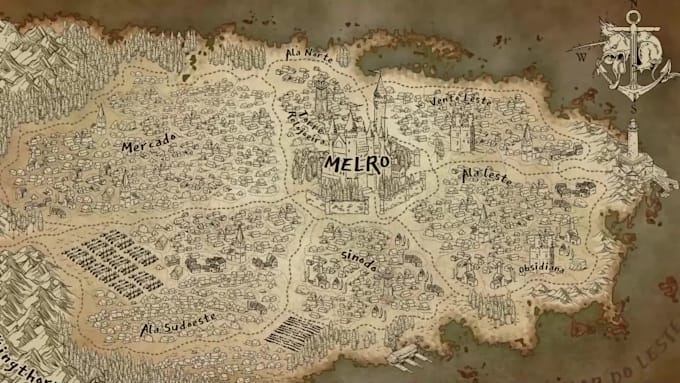 Create a fantasy medieval themed map for your rpg campaign by Vinnie ...