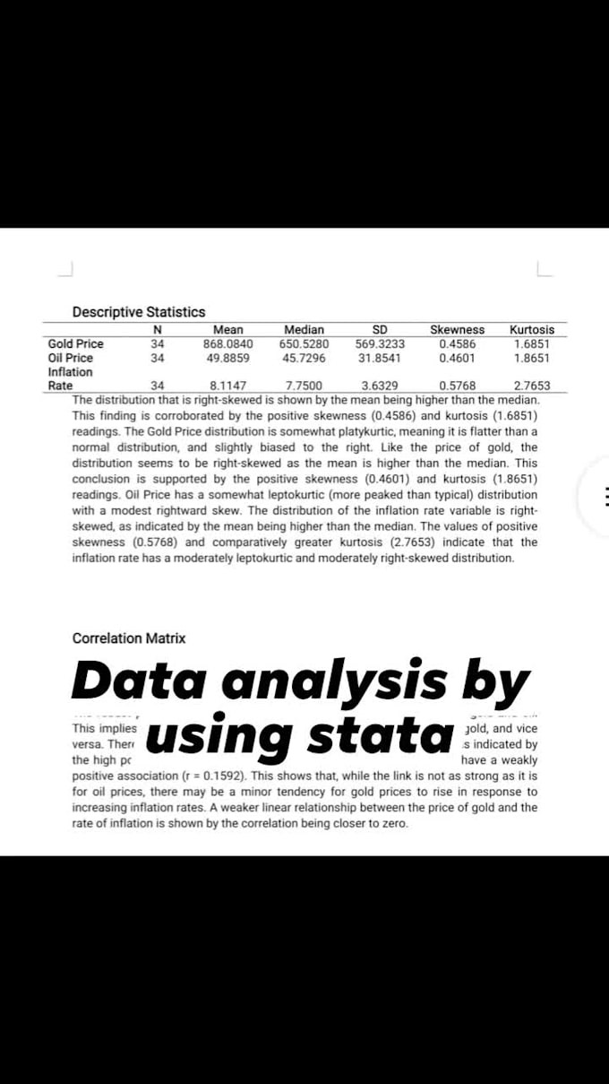 Do econometrics data analysis in stata rstudio and eviews by ...