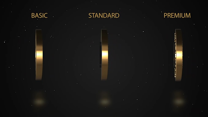 Crea un logotipo giratorio en 3d con animación de giro de 360 grados.
