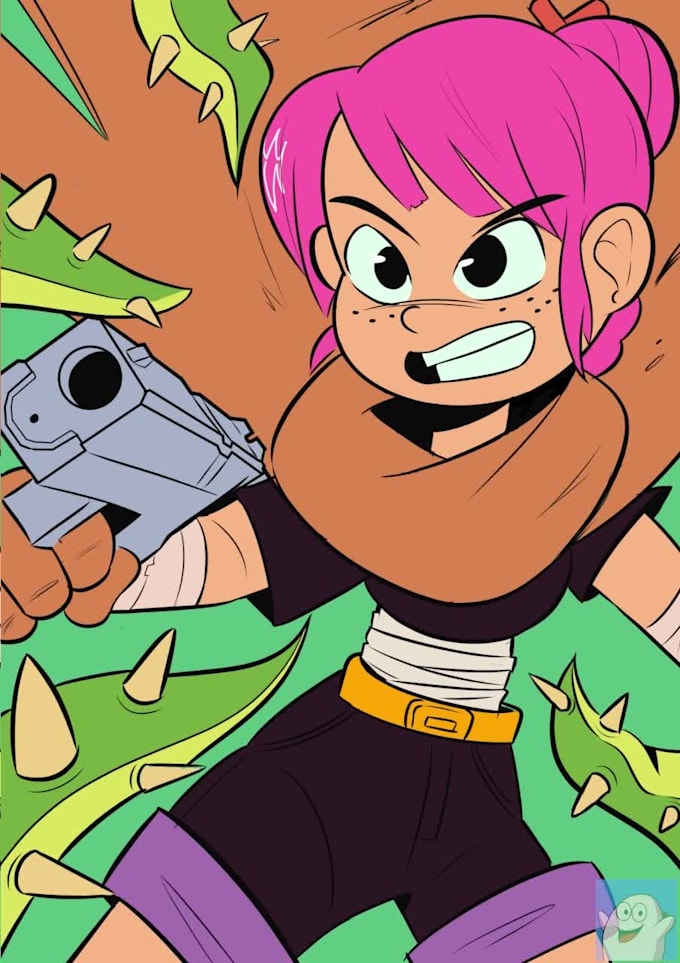 Design comic, manga cover art or key visual by Goblincomic45 | Fiverr