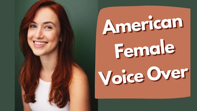 Record an american female voice over by Annackvo | Fiverr
