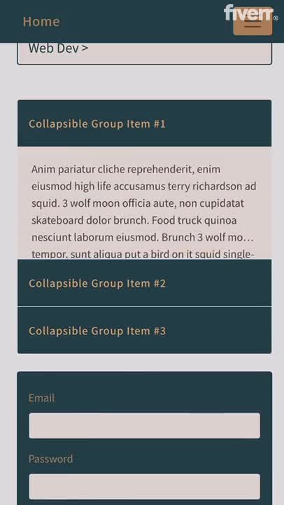 Design an html and css by Iluvmylyfe | Fiverr