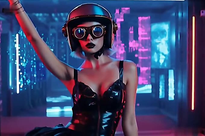 Create cool and trippy ai music video with your ai character, music visualizer by Killian_cotton ...